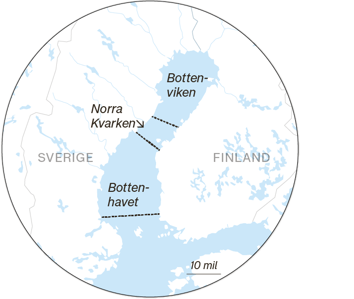 Bottenviken helt frusen: ”Betydligt tidigare än vanligt” - DN.se