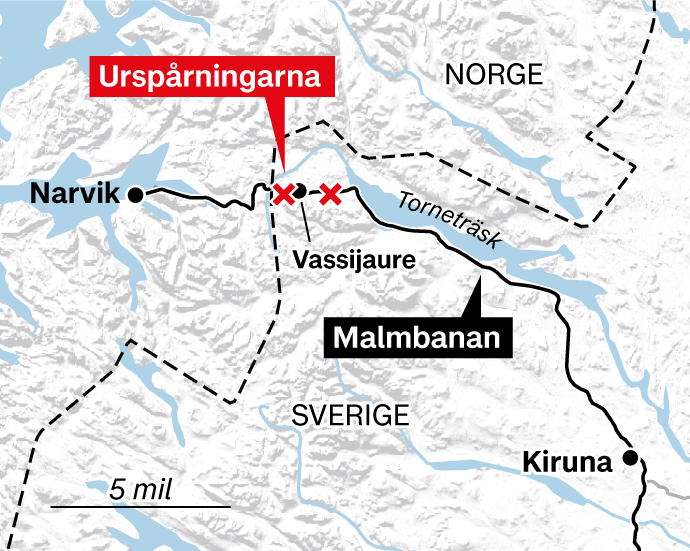 Per-Ola såg godståget spåra ur på malmbanan - DN.se